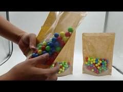 transparent kraft paper bags