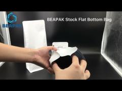 Borsa d'imballaggio del caffè superiore della chiusura lampo della borsa del fondo piatto della matrice per serigrafia BOPP 250g 1kg