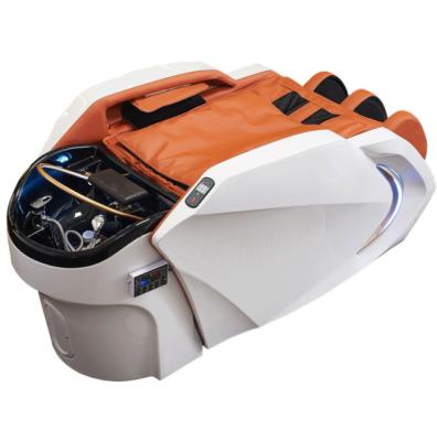 China Hot Saling Electric Massage Shampoo Chair Bed Hair Salon Backwash Unit Salon Sink Shampoo Chairs In Stock for sale