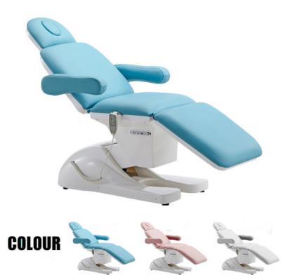 China Hot Selling 4 Motors Electric Eyelash Tattoo Bed Beauty Salon Facial Beauty Chair With Good Quality for sale