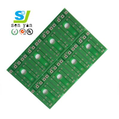 Cina Il doppio verde dell'olio FR4 ha parteggiato circuito senza piombo del PWB del PWB Tin Spray Process in vendita