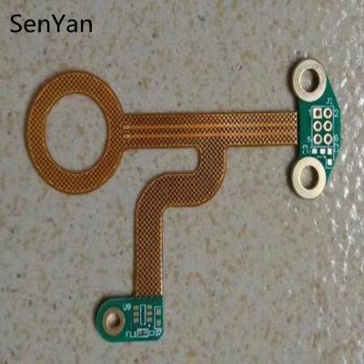 Cina Circuito FPC a doppio strato personalizzato da 0,13 mm con finitura superficiale OSP in oro ad immersione in vendita