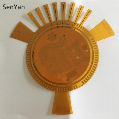 Cina Circuito FPC a doppio strato personalizzato da 0,13 mm con finitura superficiale OSP in oro ad immersione in vendita