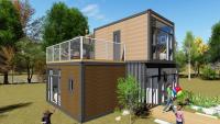 China Modular Kits Flat Pack Containers / Portable Prefab Houses for sale