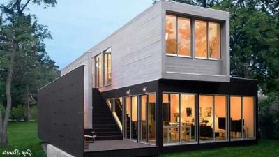 China Modular Kits Flat Pack Containers / Portable Prefab Houses for sale