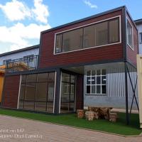 China Multiply Flat Pack Containers / Flat Pack Metal Containers With Living Function for sale