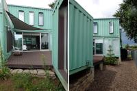 China Rockwool Sandwich Panel 20ft 40ft Flat Pack Containers for sale