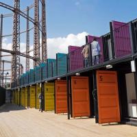 China Rockwool Sandwich Panel 20ft 40ft Flat Pack Containers for sale