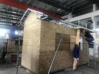 China Windows And Fans LED Lights Garbage Sorting Prefab Tiny Homes for sale