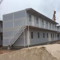 China Ready Made Pre Engineered 75mm EPS Wall Flat Pack Containers for sale