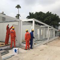 China 20ft 40ft Prefabricated Movable Flat Pack Containers Office for sale