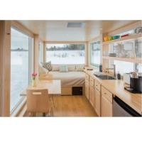 China 20ft 40ft Aluminum Window Flat Pack Container Tiny House On Wheel for sale