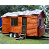 China 20ft 40ft Aluminum Window Flat Pack Container Tiny House On Wheel for sale