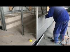 Wall panel installation