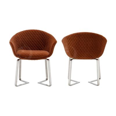 Cina Stile nordico di lusso delle sedie di tavolo da pranzo del tessuto 0.22cbm 54x64x92cm in vendita