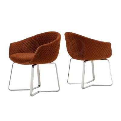 Cina Stile nordico di lusso delle sedie di tavolo da pranzo del tessuto 0.22cbm 54x64x92cm in vendita