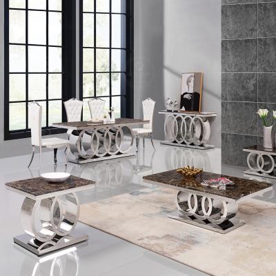 China 130x70x45cm SS Marmorplatte-Wohnzimmer-Tabellen Couchtisch-20mm zu verkaufen