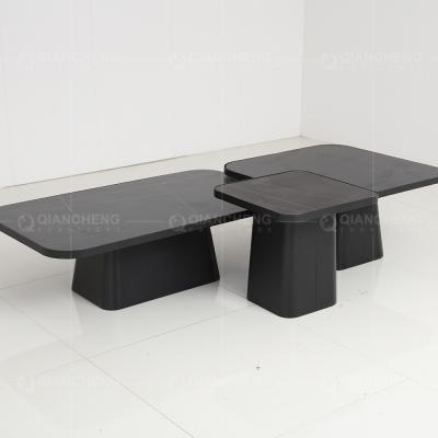 China Drei in einer 120x60x36cm quadratischen Steinspitzencouchtisch-Schmiedeeisen-Quadrat-Tabelle zu verkaufen