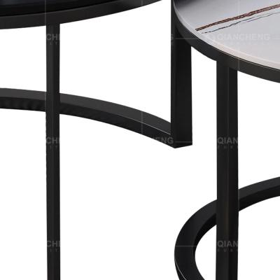Cina Mobilia moderna di marmo rotonda di altezza 40cm del diametro 95cm X del tavolino da salotto di 99kg ss in vendita