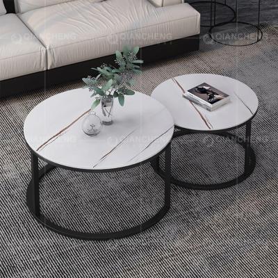 Cina Mobilia moderna di marmo rotonda di altezza 40cm del diametro 95cm X del tavolino da salotto di 99kg ss in vendita