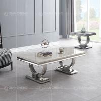 China 70kg Marble Top Coffee Table for sale