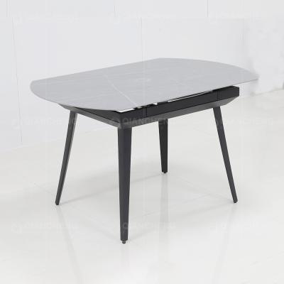 Cina La Tabella allungabile rotonda della sala da pranzo 105kg mette il tavolo da pranzo di pietra sinterizzato in vendita