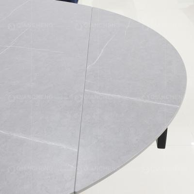 Cina La Tabella allungabile rotonda della sala da pranzo 105kg mette il tavolo da pranzo di pietra sinterizzato in vendita