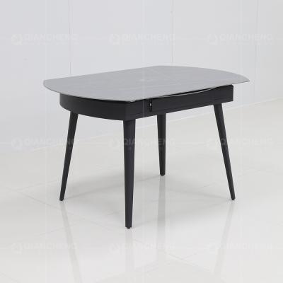 Cina Tavolo da pranzo allungabile della vettura a quattro posti delle Tabelle della sala da pranzo della mobilia della casa dell'OEM 110kg in vendita