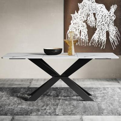 China OEM 150*75cm SS Eettafels Marmeren het Dineren Stoelen Te koop