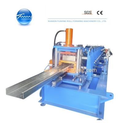 China Profil C Máquina de moldagem de rolos de purlin com sistema de controlo PLC à venda