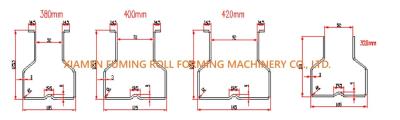 Cina Linea di formazione di rotoli per scaffali industriali in vendita