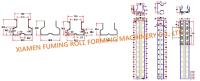 China 18.5KW Upright Racking Roll Forming Machine for Double Sides Profile 2.0mm for sale