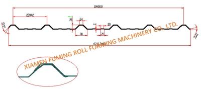 Cina Profil metallo foglio tetto piastrelle rotolo macchina di formazione 380V / 50HZ personalizzato in vendita