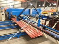 China Profiled Custom Roll Forming Machine PLC Control Automatic Sheet Stacker for sale