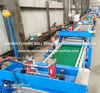 China 11KW Racking System Roll Forming Machine Hydraulic Cutting 15m/min for sale