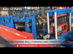 Roll Forming Machine for CZ purlin, Size Changing Automatically, for Construction and Building