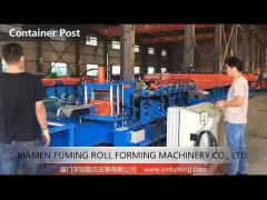 Container House Roll Forming Machine for Container Vertical Post