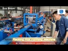 automatic storage rack roll forming machine 18.5kw custom roll former