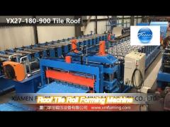 profile roofing tile roll forming machine 7.0kw powerful precision