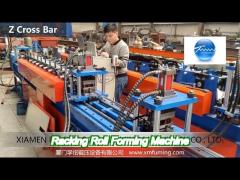 h50 z bar steel roll forming machine 4kw power plc control system