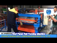stable wall cladding roof panel roll forming machine precision dual level