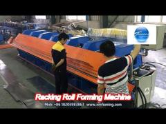 GI Racking Roll Forming Machine 15KW Sistema di controllo PLC di potenza