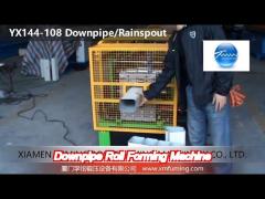 7.5KW Downspout Downpipe Roll Forming Machine personalizzata per il profilo
