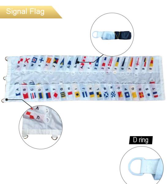 Quality International Code Of Signals Flags International Maritime 45 X 12" for sale
