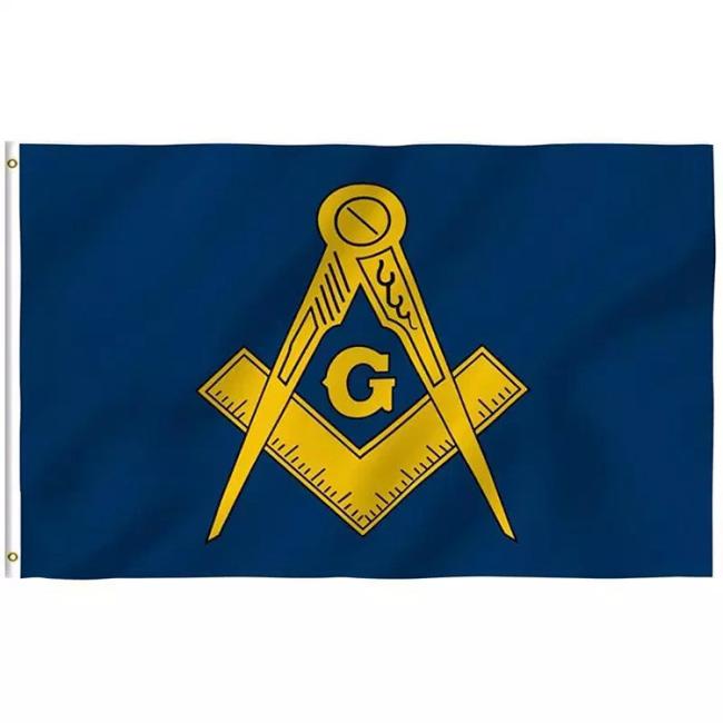 High quality screen printed custom flag example