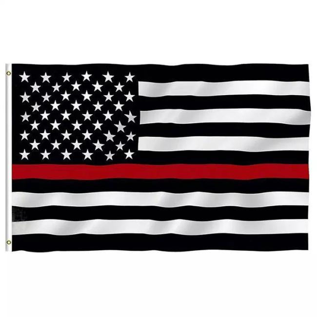 High quality screen printed national flag example