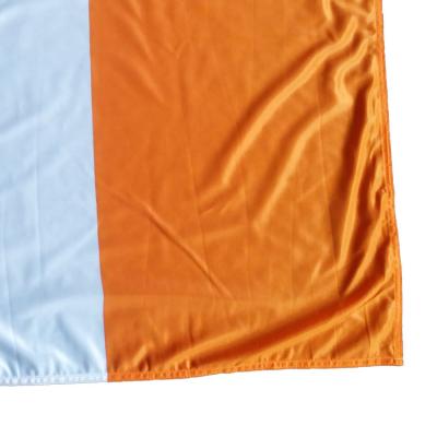 China 3x5' Ireland National Flag Knitted Polyester Rope and loops Customized St Patrick's Day Party Decoration indoor outdoor for sale