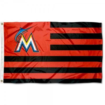 China Miami Marlins Americana Nation Flag for sale