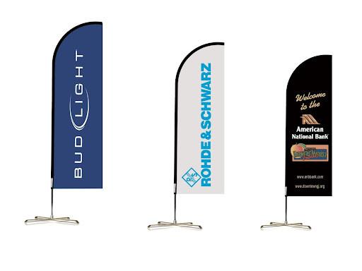 Quality Custom Auction Racing Advertising Banner Decorative Feather Food Teardrop Beach for sale