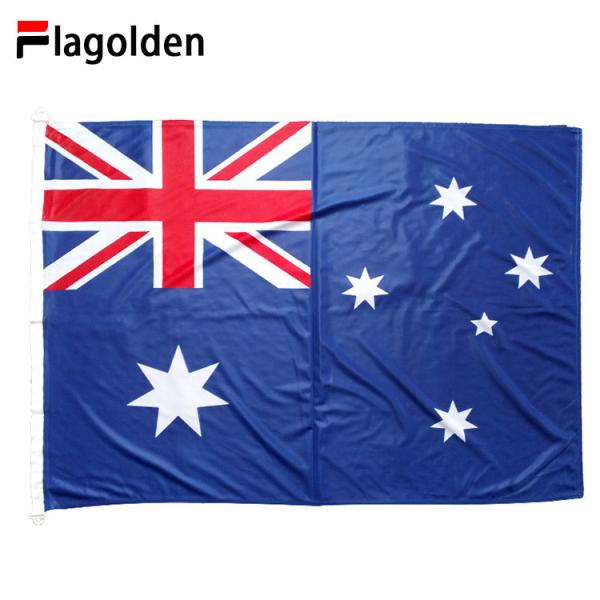 Quality Australia Flagolden national screen printed high quality for sale
